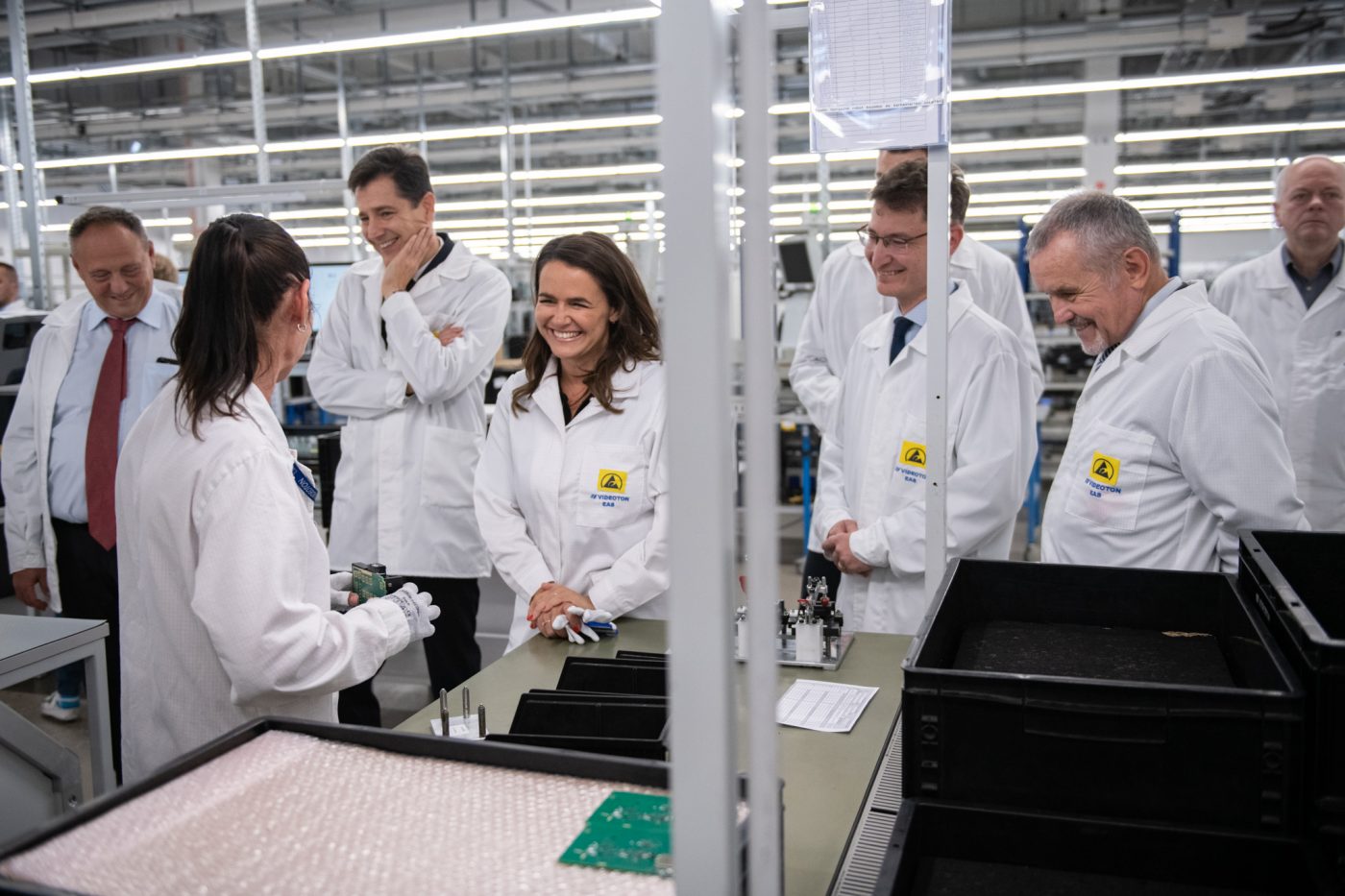 Visit of President of Hungary to VIDEOTON - Videoton Holding